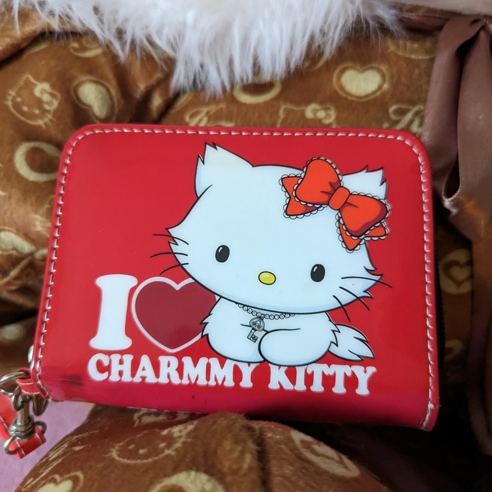 Hello Kitty Charmmy Kitty Red Wallet - Gem